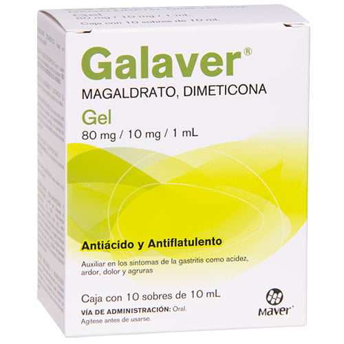 MAGALDRATO / DIMETICONA GEL ORAL EN SOBRES