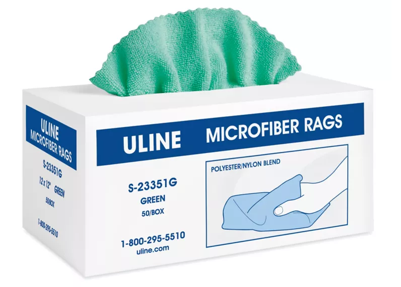 Trapos de Microfibra en Caja - Verdes